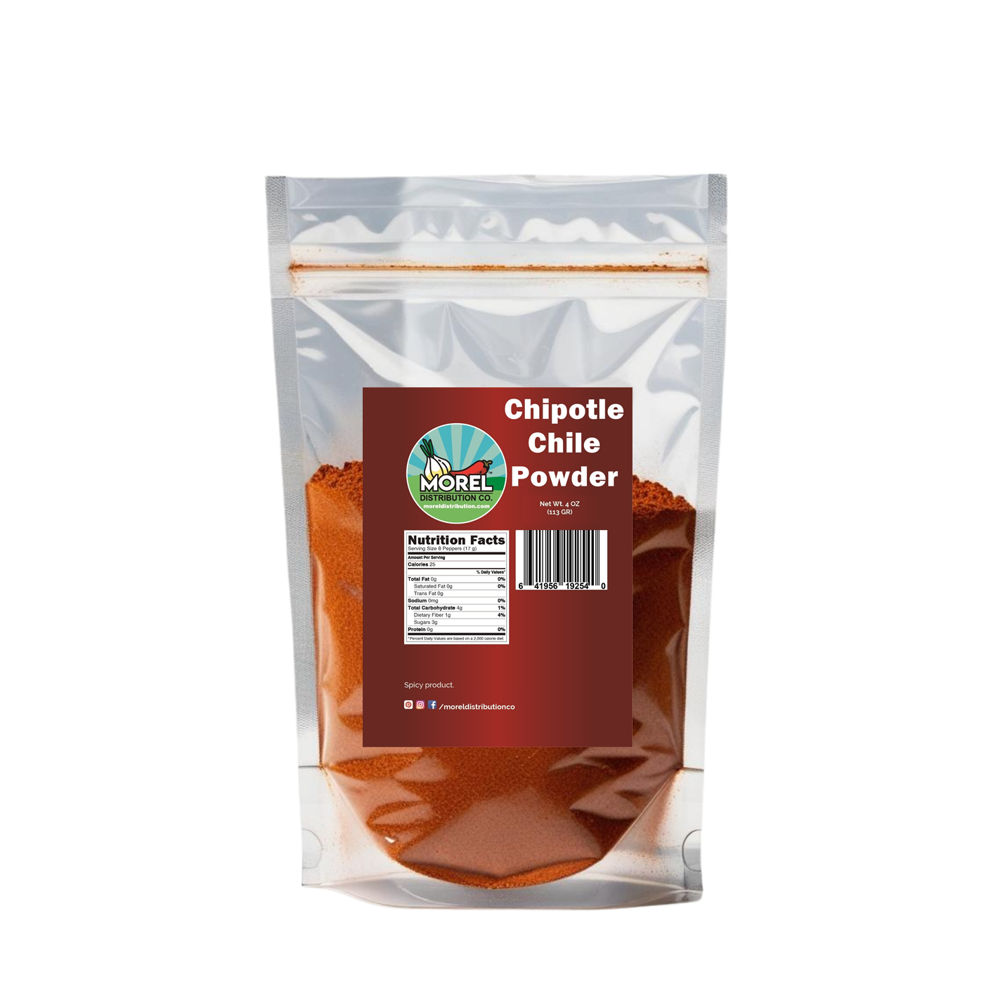 Chipotle Chili Powder Ground (Chile Chipotle) 4 oz – Morel Distribution ...